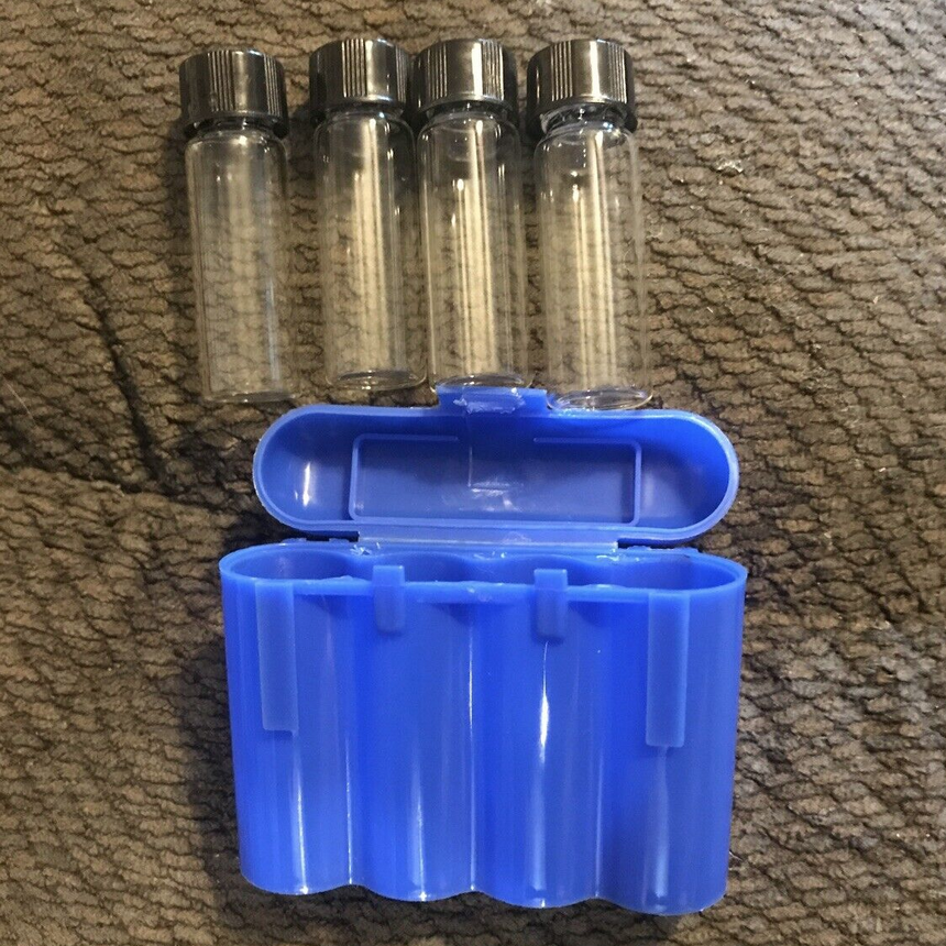 Gold vials -4 Pack in holder | The Hip Bee