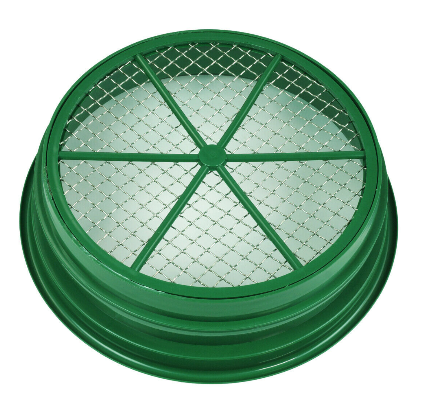 Green Plastic 13-1/4" Gold Sifting Pan Classifier 1/2 Mesh Size | The ...