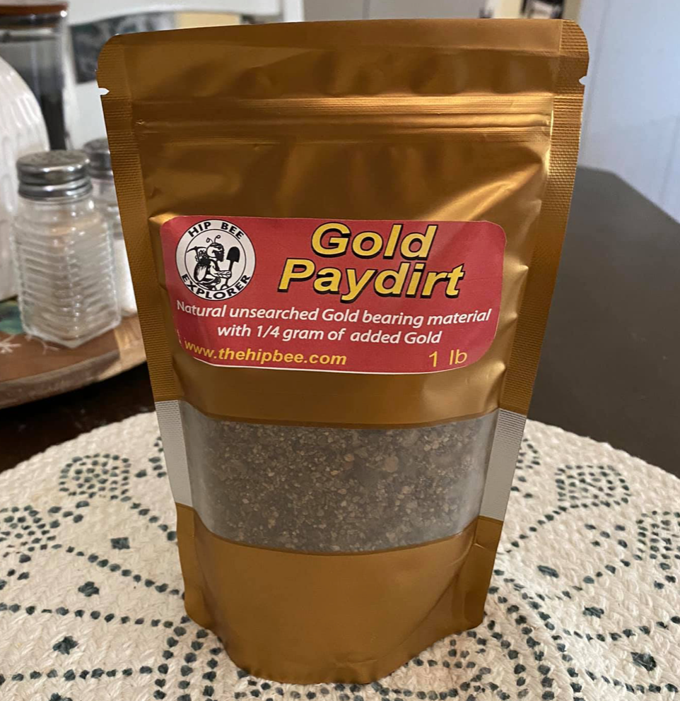 1lb bag of Paydirt w 1/4 gram of added gold | The Hip Bee